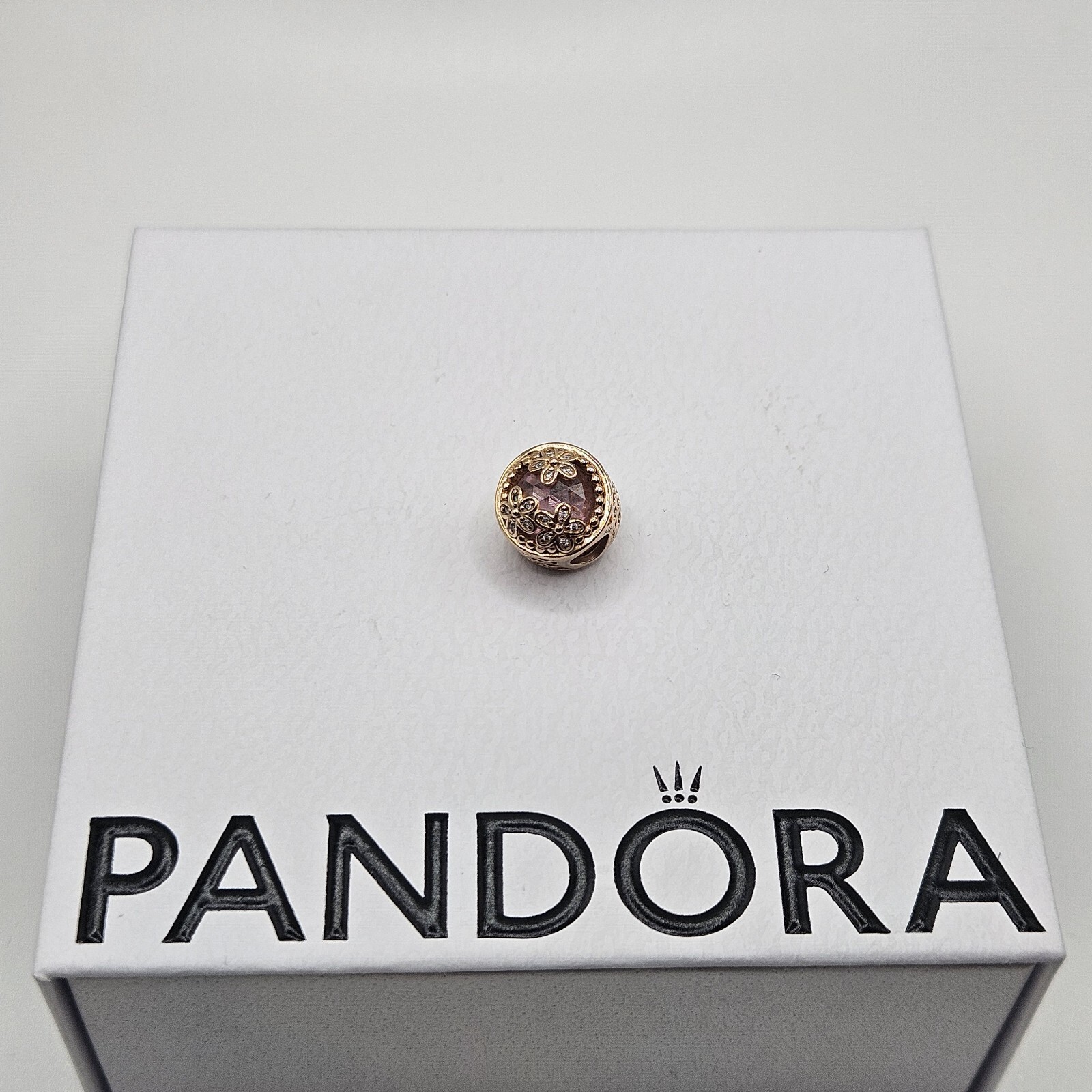 Genuine Pandora Rose Gold Sparkling Pink Daisy Flower… - Gem