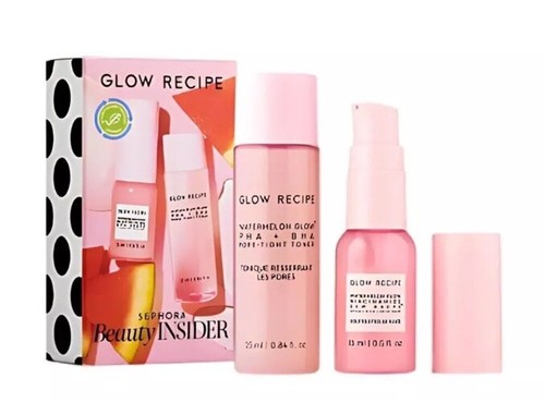 Glow Recipe Watermelon Set Toner & Dew Drops Mini's Sephora Birthday ...