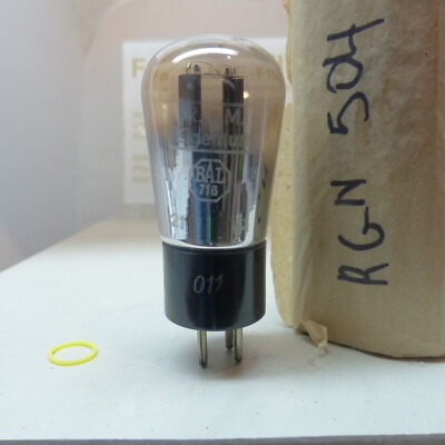 1x RGN504 = V4 = KL73302 = VG230 = PV430 Telefunken BAL Radio Röhre ...