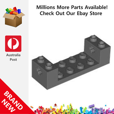 Genuine LEGO™ Dark Grey Technic Brick 2 x 6 x 1 1/3 with Axle 3668 ...