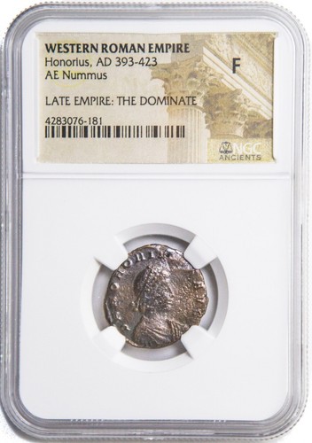 NGC ( F ) FINE Roman AE2 of Honorius ( AD393- 423) NGC Ancients Certified FINE | eBay