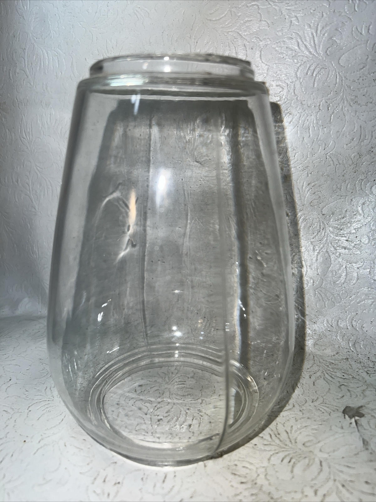 Antique Unmarked Clear Glass Lantern Globe 7.25" | eBay