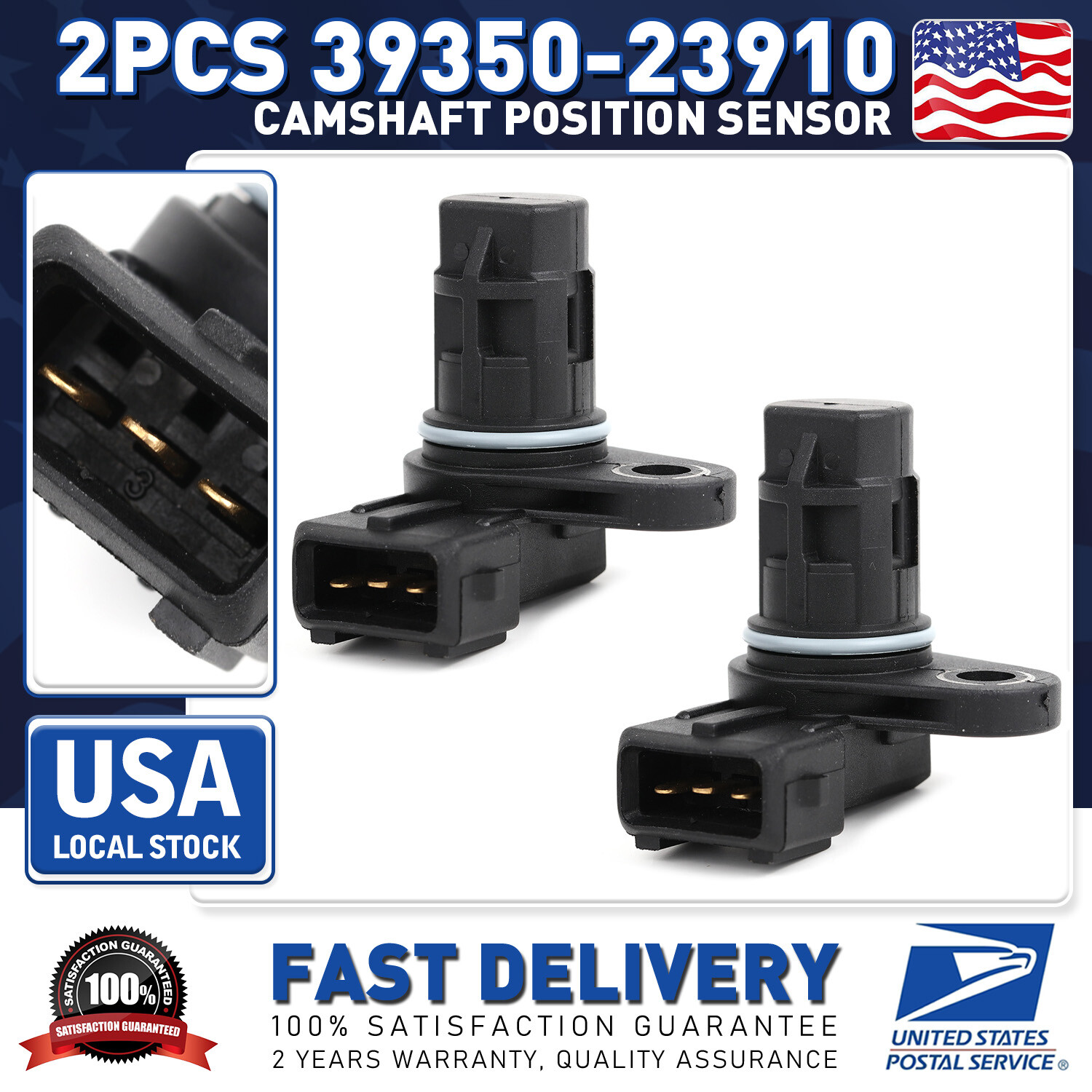 GENUINE Camshaft Position Sensor for 04-15 Hyundai Kia 1.8L 2.0L OE ...