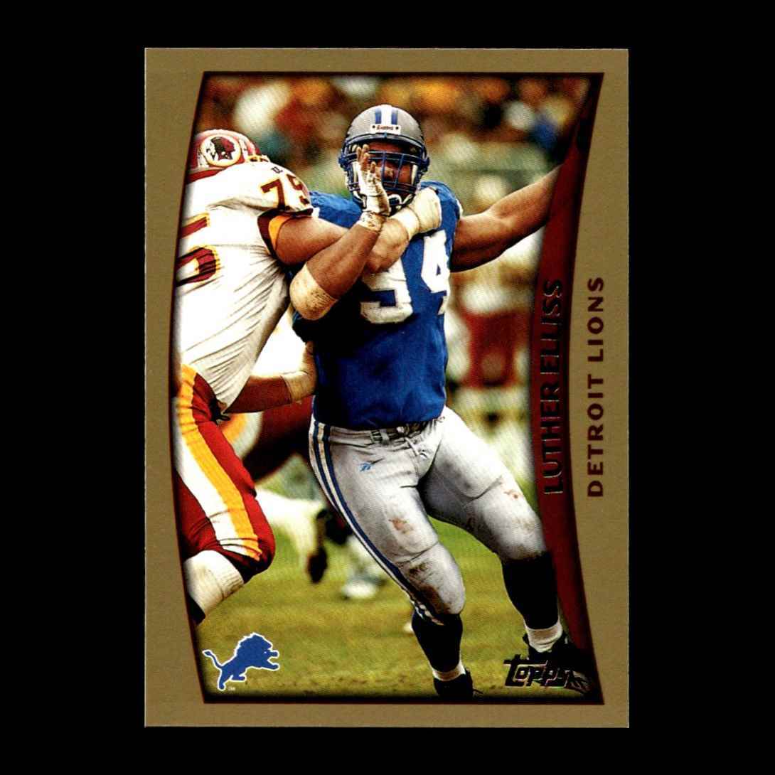 Luther Elliss 1998 Topps Detroit Lions #256 R324A 36 | eBay