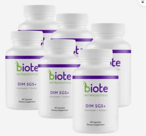 Pack of 6 Biote Nutraceuticals - DIM SGS + - Hormone + Detox (360 ...