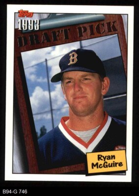 1994 Topps #746 Ryan McGuire Draft Pick Red Sox RC 8 - NM/MT | eBay
