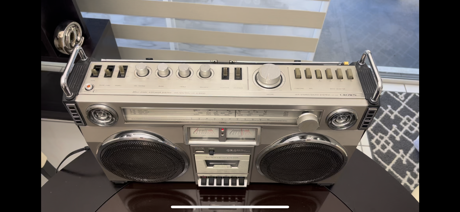 CROWN CSC-850 BOOMBOX MADE In JAPAN 1981 | eBay