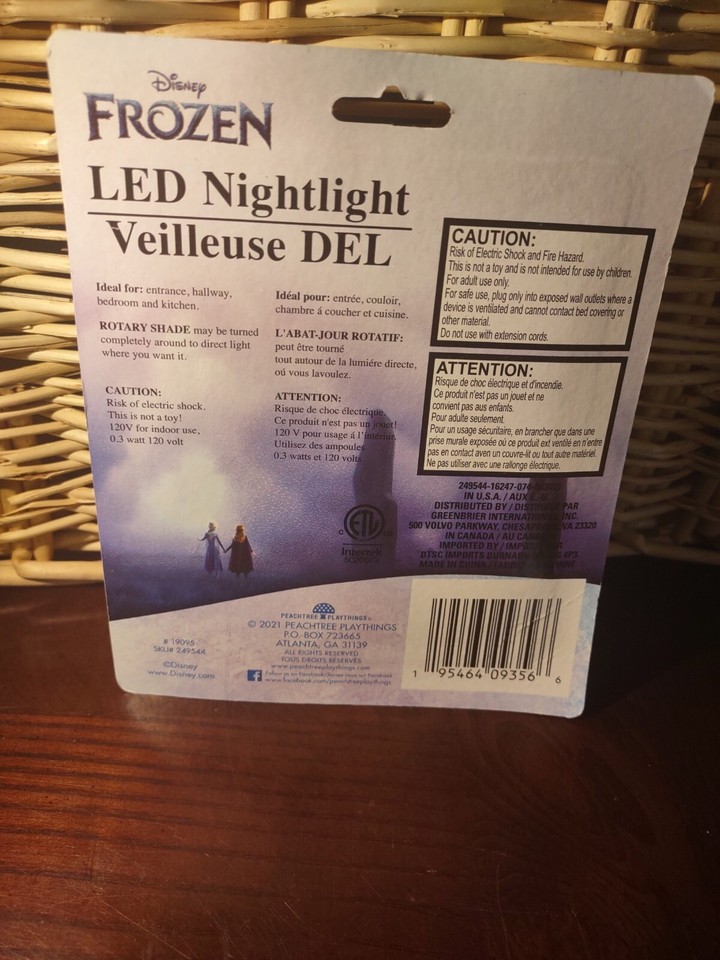 Disney Frozen Elsa "Free Spirit" LED Night Light | eBay