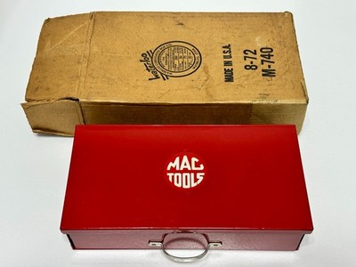 MAC Tools USA (RARE NOS) Mini Red Socket Tool Box Case w/ Single ...
