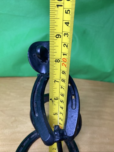 St Croix Forge Horseshoe Cowboy Art Sculpture | eBay