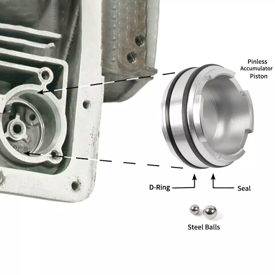 Pinless Forward Accumulator Piston Kit For 4L60E 4L65E 4L70E Sonnax FWD ...
