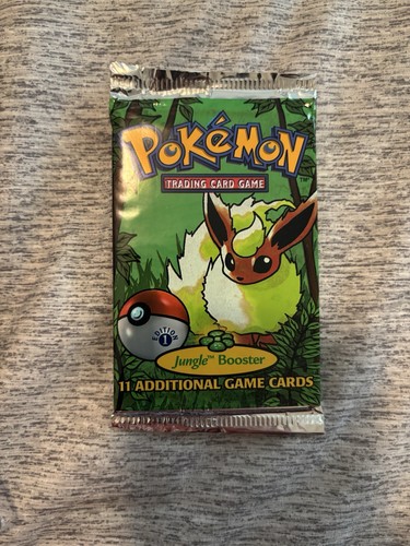 Pokemon 1999 Jungle 1st Edition Booster Pack Flareon Vintage WOTC ...