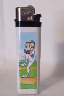 Vintage Scripto Plastic Baseball Player Lighter | eBay