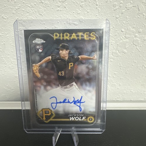 2024 Topps Chrome - Rookie Autographs #RA-JWO Jackson Wolf (AU, RC) | eBay