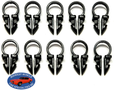 GM GMC 3/8" Engine Headlight Dash Horn Wiring Harness Hose Clamp Clips ...