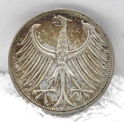 Old World .625 Silver Coin Lot West Germany 1951F 5 Deutschemark F | eBay