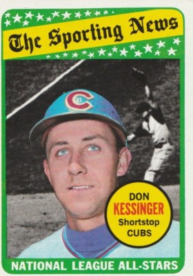 1969 Topps Don Kessinger Chicago Cubs #422 Baseball Card Sporting News ...