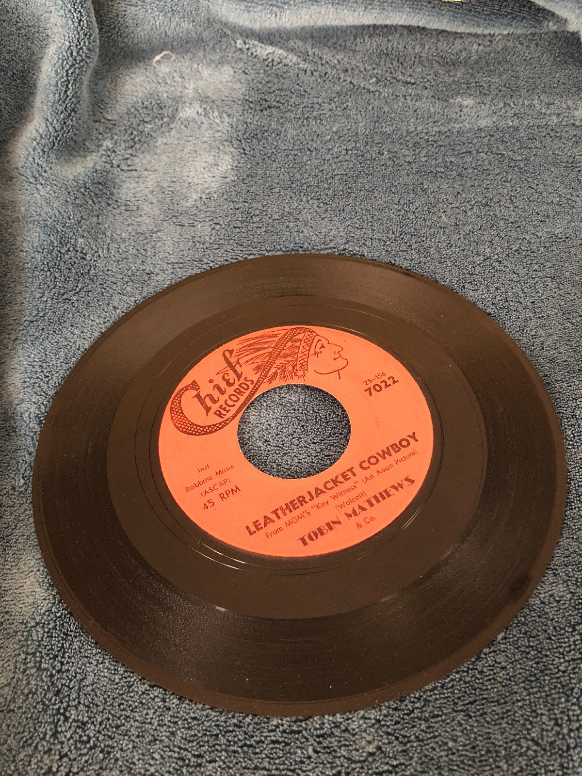 TOBIN MATHEWS - Ruby Duby Du - super clean 45 rpm - Chief 7022 Tested ...