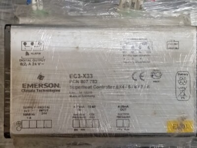 EMERSON CLIMATE EC3-X33 PCN 807 783 Rev. 14110203 Superheat Controller ...