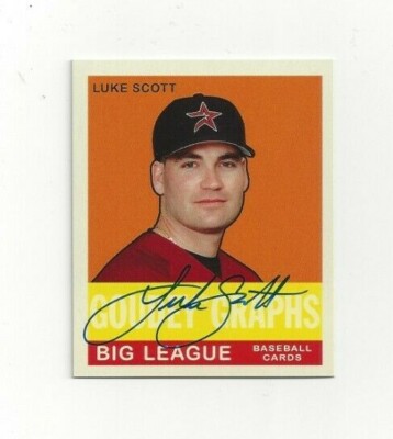 2007 Upper Deck Goudey Graphs Luke Scott Autograph | eBay