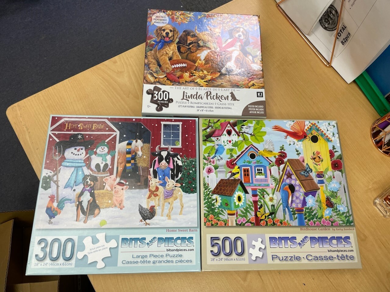3 (Three) Jigsaw Puzzles - Various pieces - Various Sizes - See ...