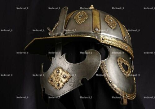 18G SCA Medieval Zischage Of Winged Hussar Helmet Hussars Helmet ...