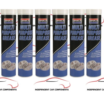 6x Granville 0122 Multi Purpose Cartridge Grease - 400g Cartridge Tube ...