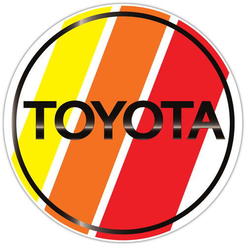 Toyota FJ Landcruiser Katana Retro Logo JDM Vinyl Decal Sticker Truck ...