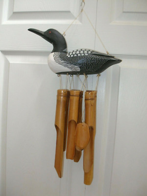 Wind Chime Wood Duck Common Loom Musical Bamboo High Quality RARE | eBay