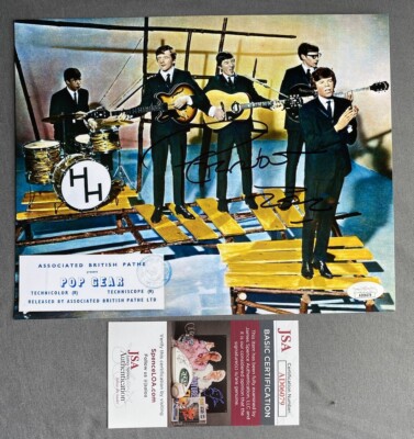 HERMAN HERMITS- PETER NOONE AUTOGRAPH 8x10 CONCERT PHOTO SINGER JSA ...