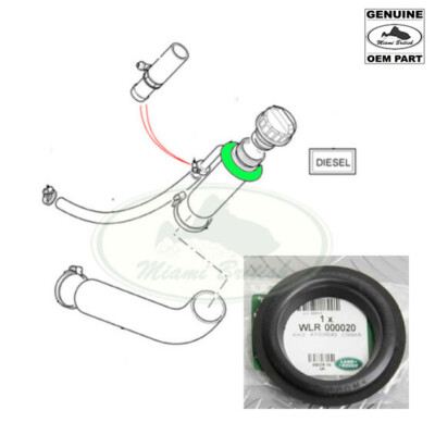 LAND ROVER FUEL TANK FILLER NECK GROMMET DIESEL DEFENDER 07-16 ...