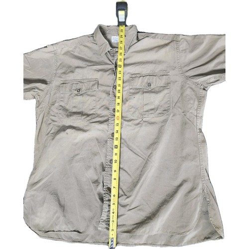 1950s Vintage Work Shirt Button up Soulette Poplin Size XL | eBay