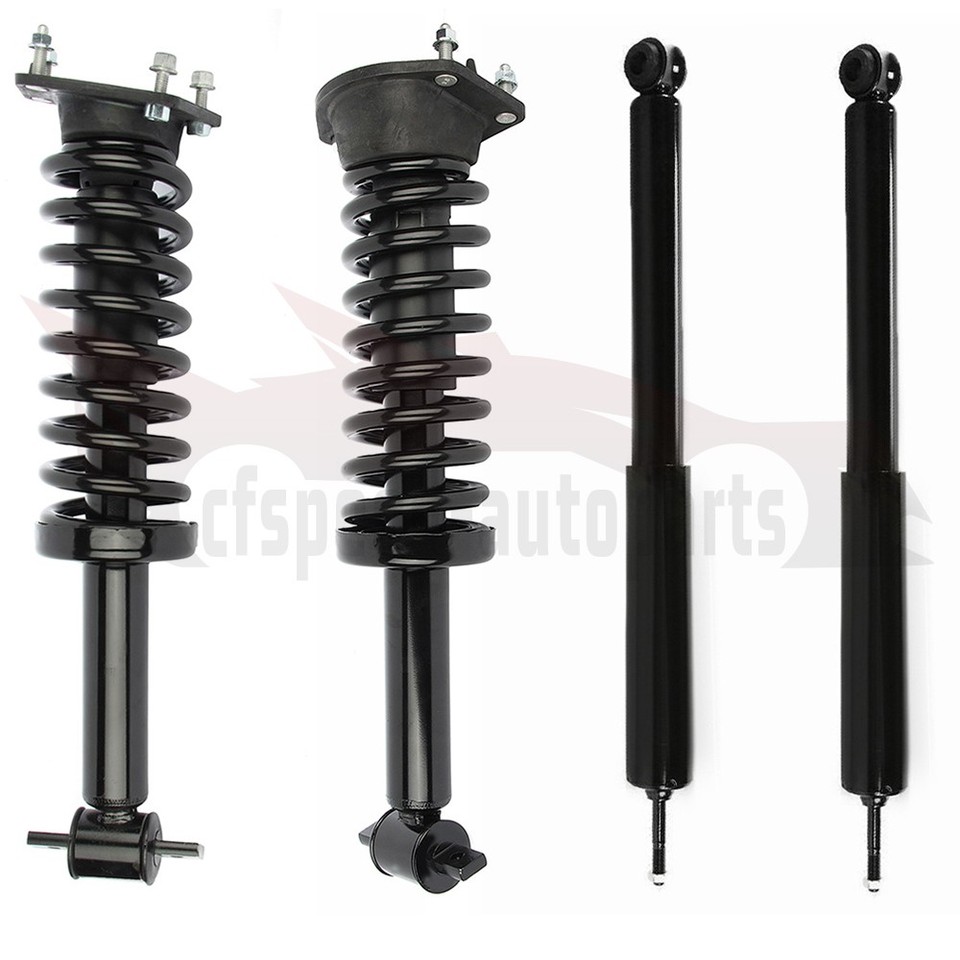 Front Complete Struts w/ Springs & Rear Shock Strut For 93-02 Chevrolet ...