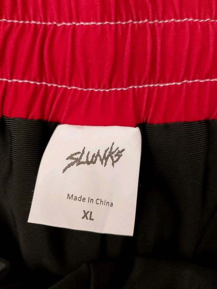 SLUNKS Christmas Design Athletics Shorts with Zipper Pockets Size XL | eBay