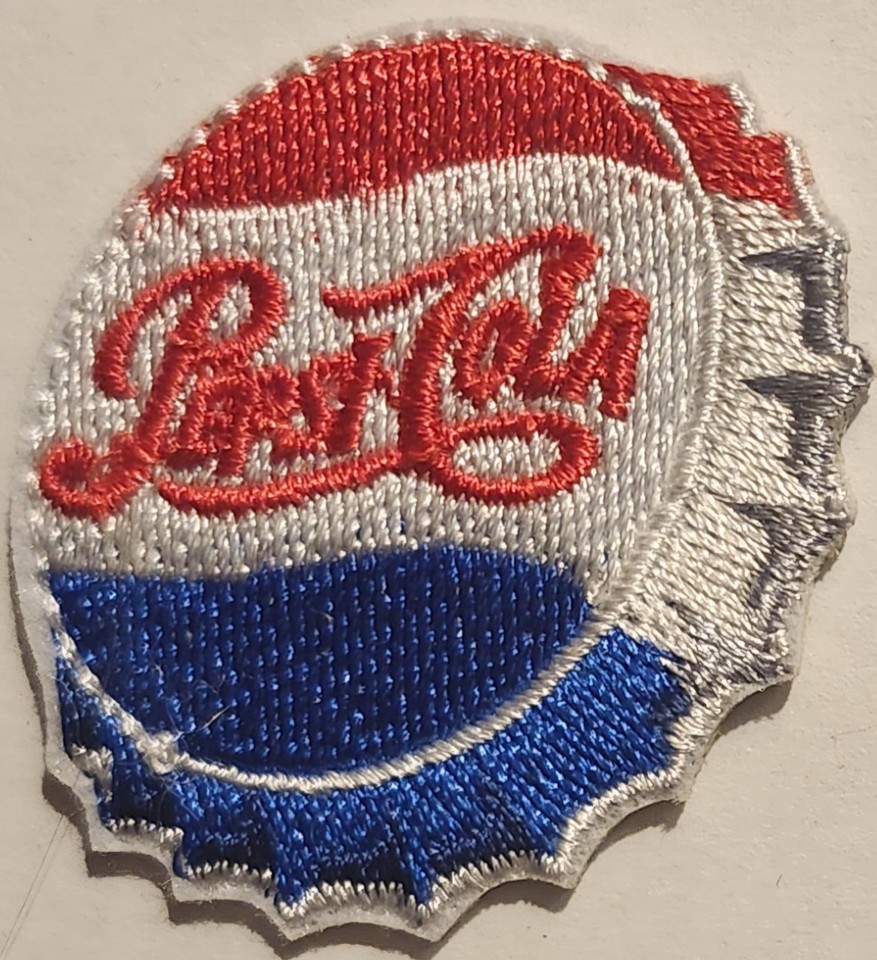 Pepsi-Cola Bottle Cap embroidered sew on patch | eBay