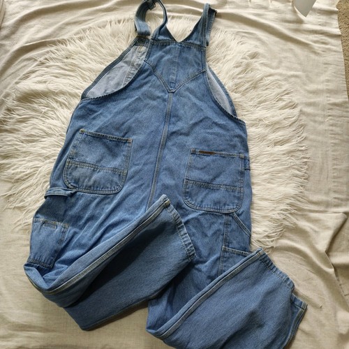 C.E. Schmidt Workwear Denim Bib Overalls Blue Men's Size 44x29 | eBay