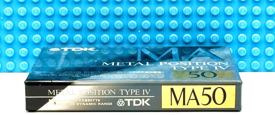 TDK MA 50 TYPE IV 1992 JAPAN BLANK CASSETTE TAPE (1) (SEALED) | eBay