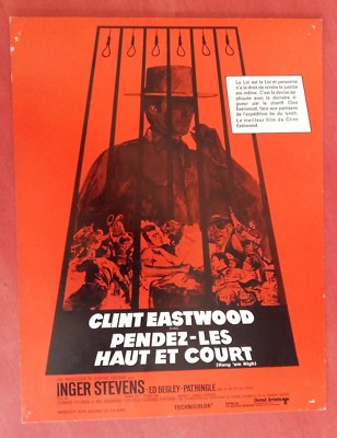 Plaquette PENDEZ-LES HAUT ET COURT Hang' em high CLINT EASTWOOD * | eBay