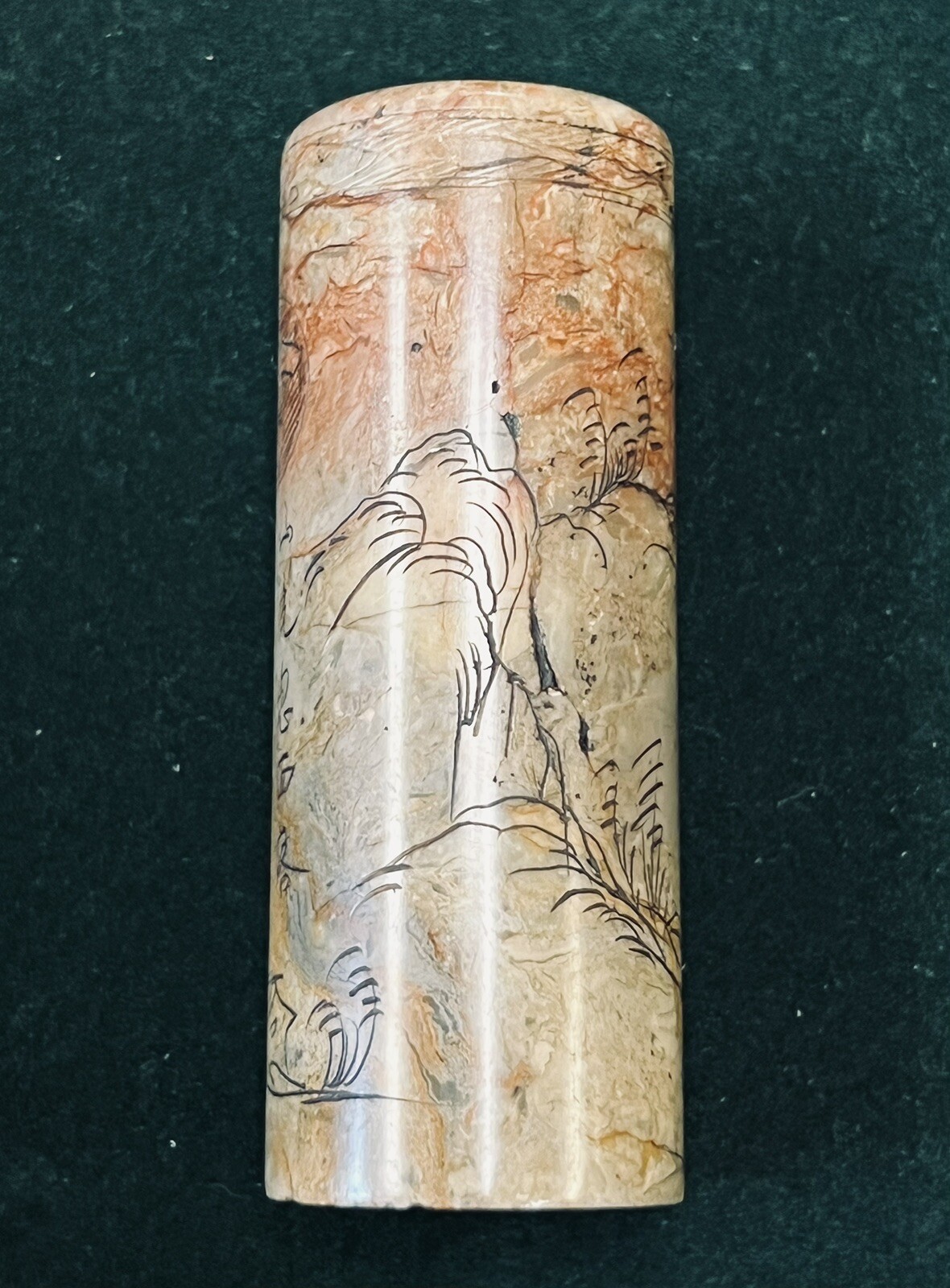 Vintage Carved Chinese Stone Seal/Stamp 3” | eBay