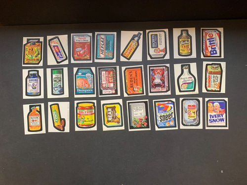 1973-75 Topps Wacky Packages Complete Set Wonder Bread Series 2 & 3 48/ ...