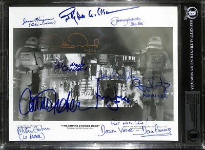 Star Wars ESB Bespin Freezing Chamber Multi Signed x11 Photo BAS | eBay