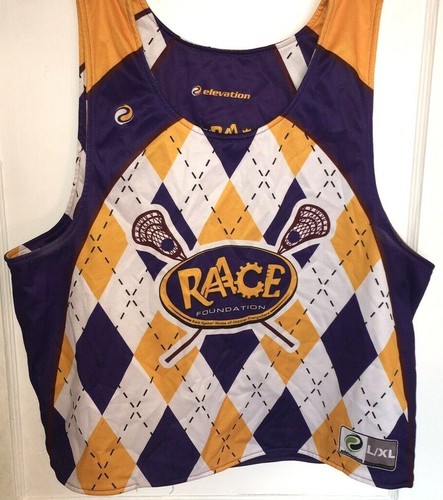 RAACE FOUNDATION LACROSSE Jersey LAX Club Team RARE UNIFORM Reversible ...