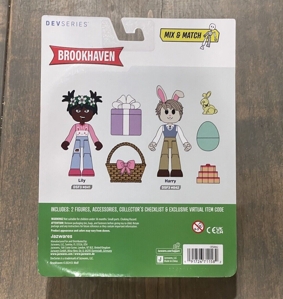 NEW ROBLOX Devseries Brookhaven Spring Surprise 7 Piece Set Exclusive ...