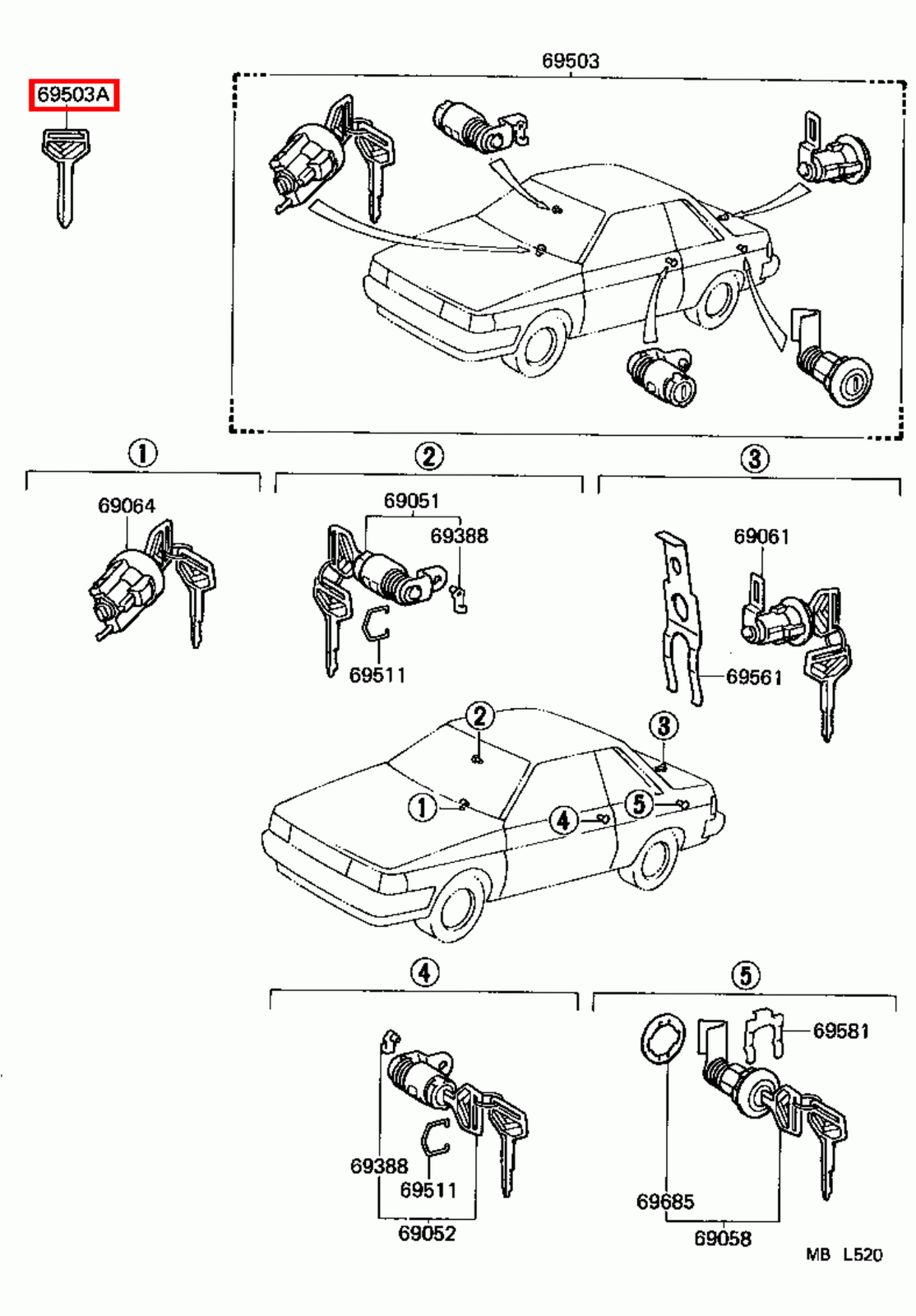 Genuine Celica ST162 ST161 AT160 Corolla CE80 AE86 AE82 AE80 Non Chip ...