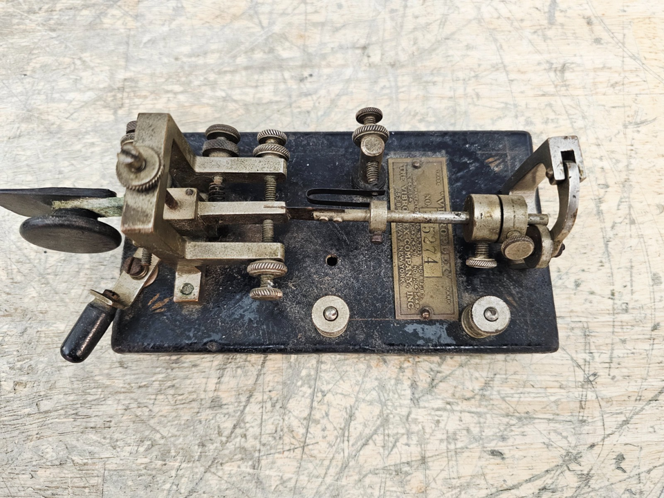 1916 Vibroplex Original Semi-Automatic Telegraph Key Bug Morse Code Telegraph | eBay