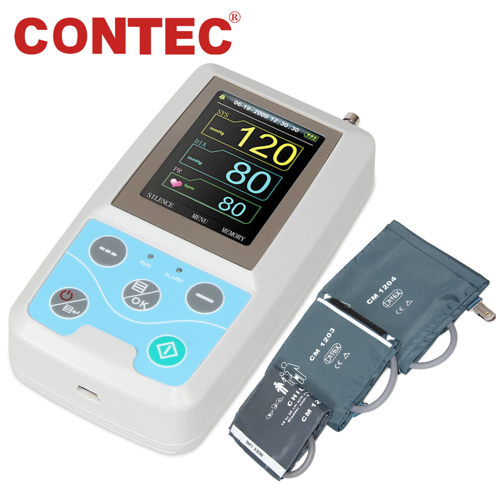 CONTEC ABPM50 Ambulatory Blood Pressure Monitor 24h NIBP Holter+Arm ...