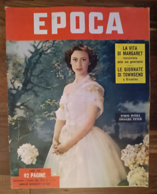 1950S/1960S Epoca Magazine With Princess Margaret-20064 | eBay