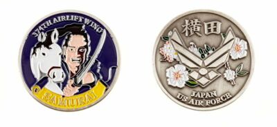 AIR FORCE BASE YOKOTA TOKYO JAPAN SAMURAI CHALLENGE COIN | eBay