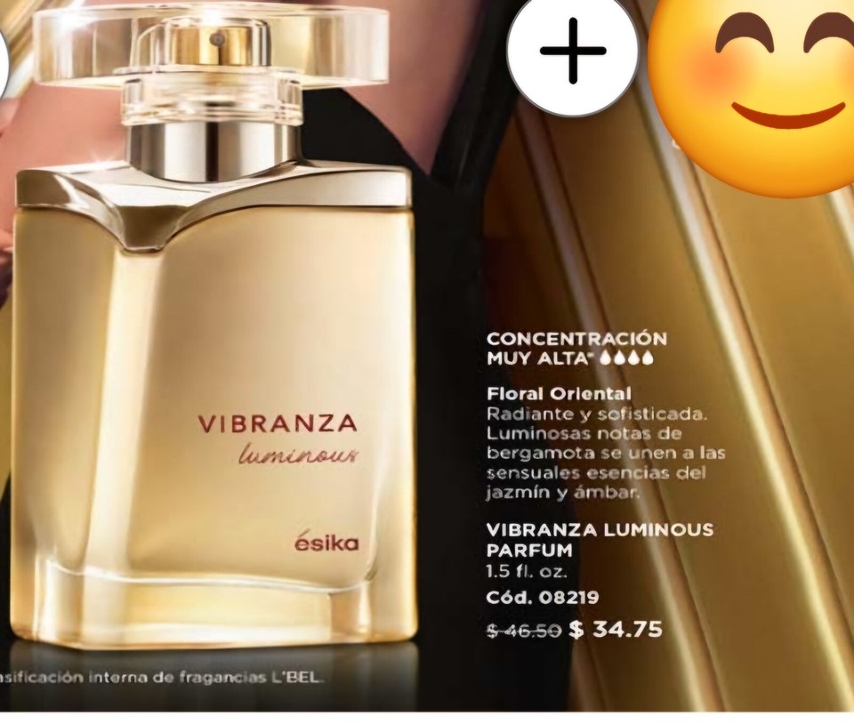 Vibranza Luminous by Esika 1.5oz Womens Perfume lbel cyzone | eBay