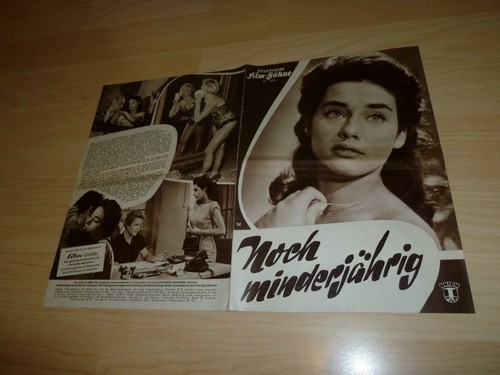 Filmprogramm - Noch minderjährig - Illustrierte Film-Bühne Nr. 3960 ...